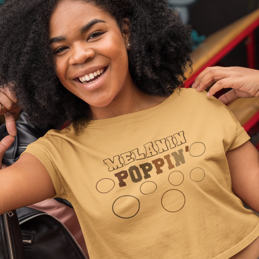Melanin Poppin SVG, Black Girl Magic, Black Woman SVG, Cricut Cut Files ...