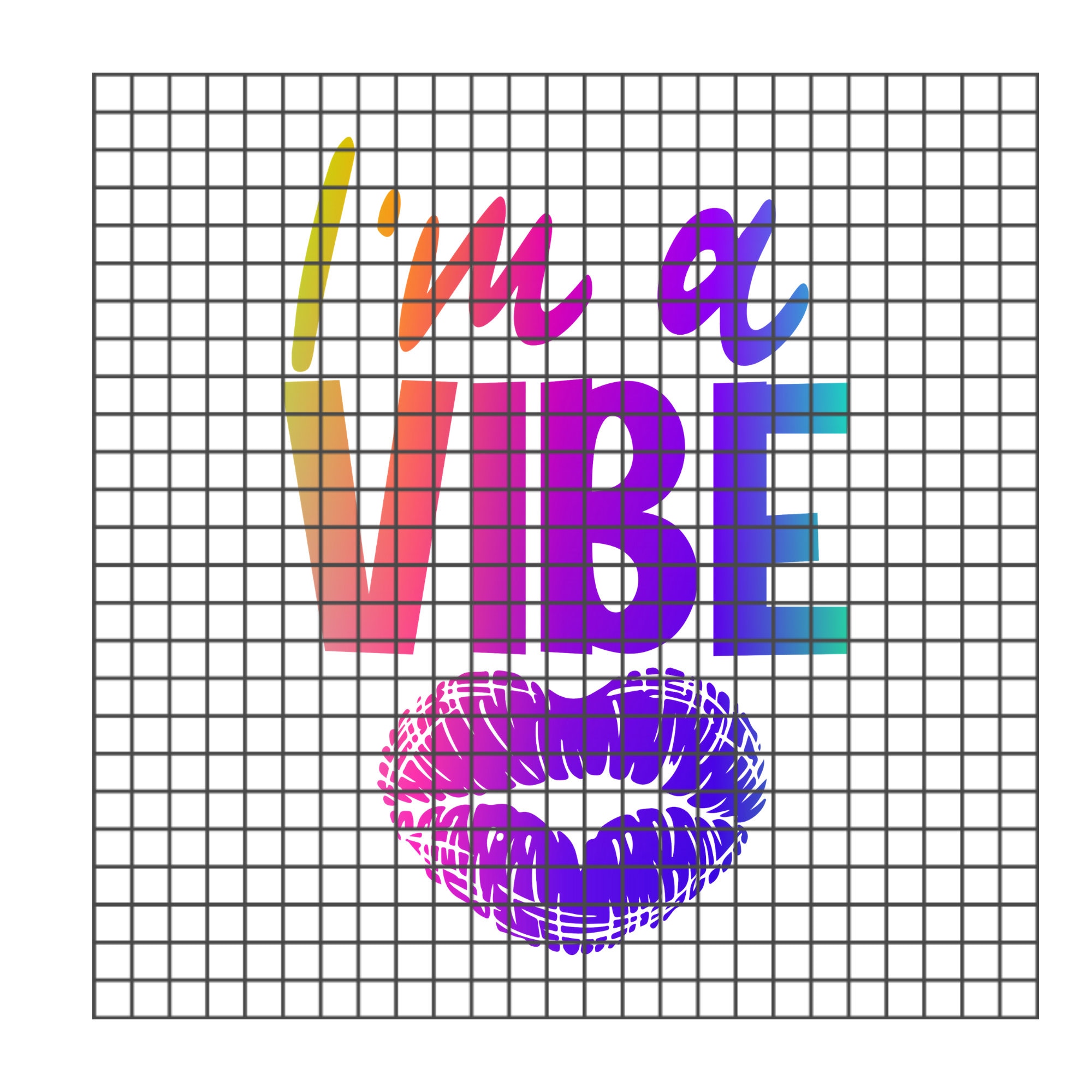 I'm a Vibe SVG Vibe Png SVG Tshirt Designs Vinyl - Etsy