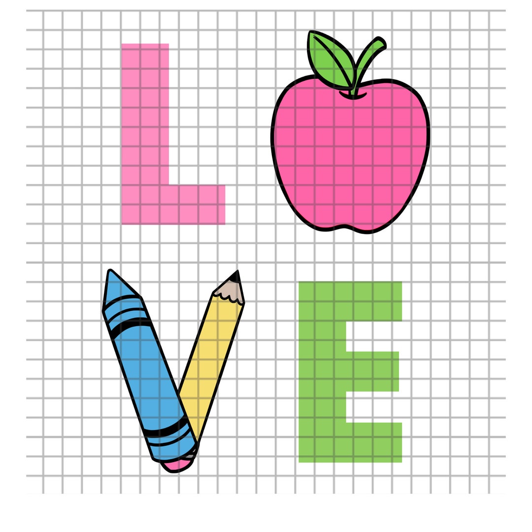 School Svg, School Clipart, Teacher Svg Clipart, Back to School Clipart ...