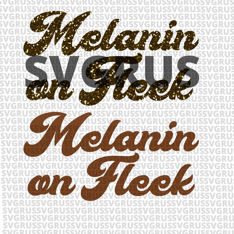 Melanin on Fleek SVG Black Girls Are Magic PNG Black Girl - Etsy