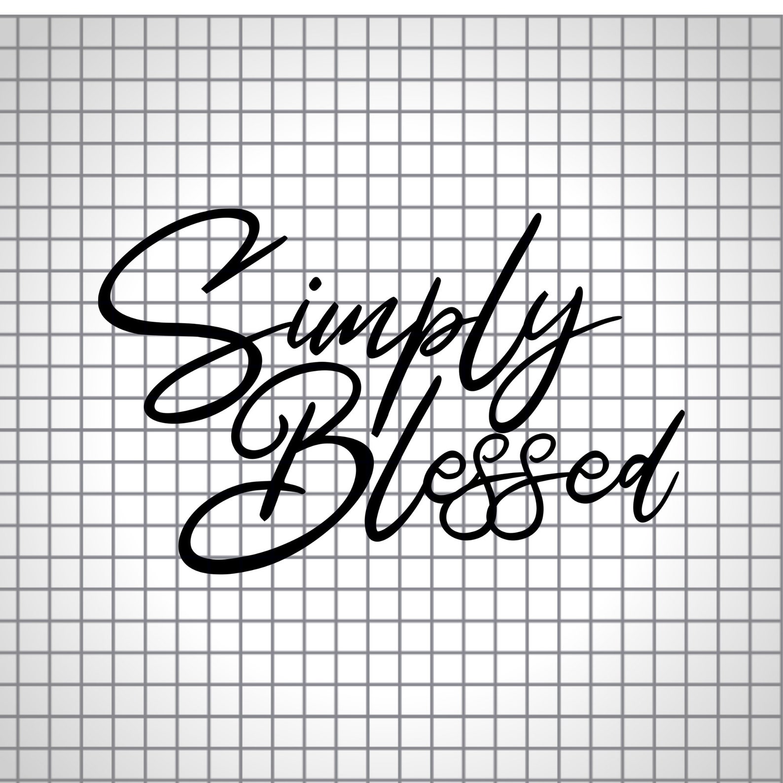 Simply Blessed SVG Simply Blessed Png Simply Blessed Vinyl - Etsy