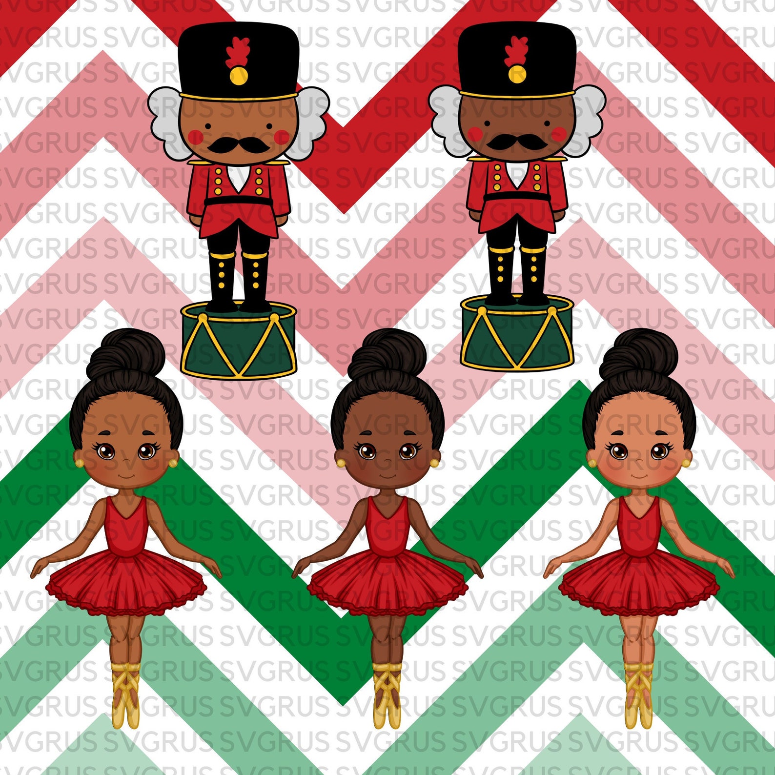 PNG ONLY Christmas Nutcracker Clip Art Ballet Clipart | Etsy
