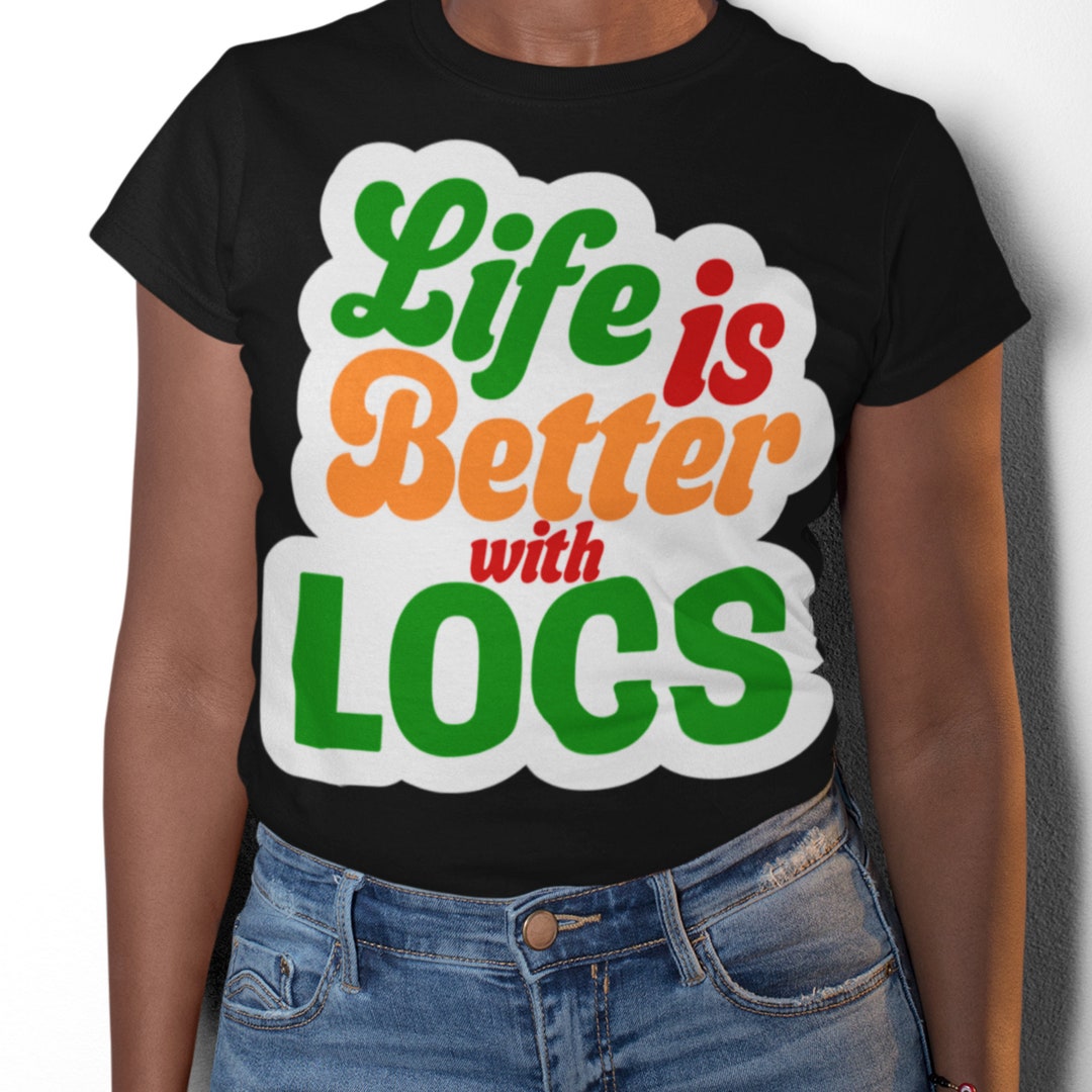 Life is Better With Locs Svg, Locs Hairstyle Svg, Black in Business SVG ...