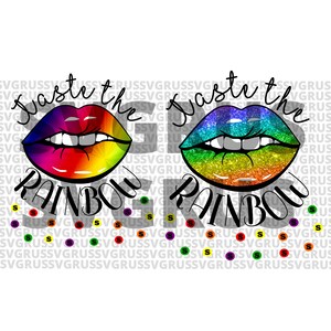 Taste the Rainbow Svg, Taste the Rainbow Png, Black Owned Business ...