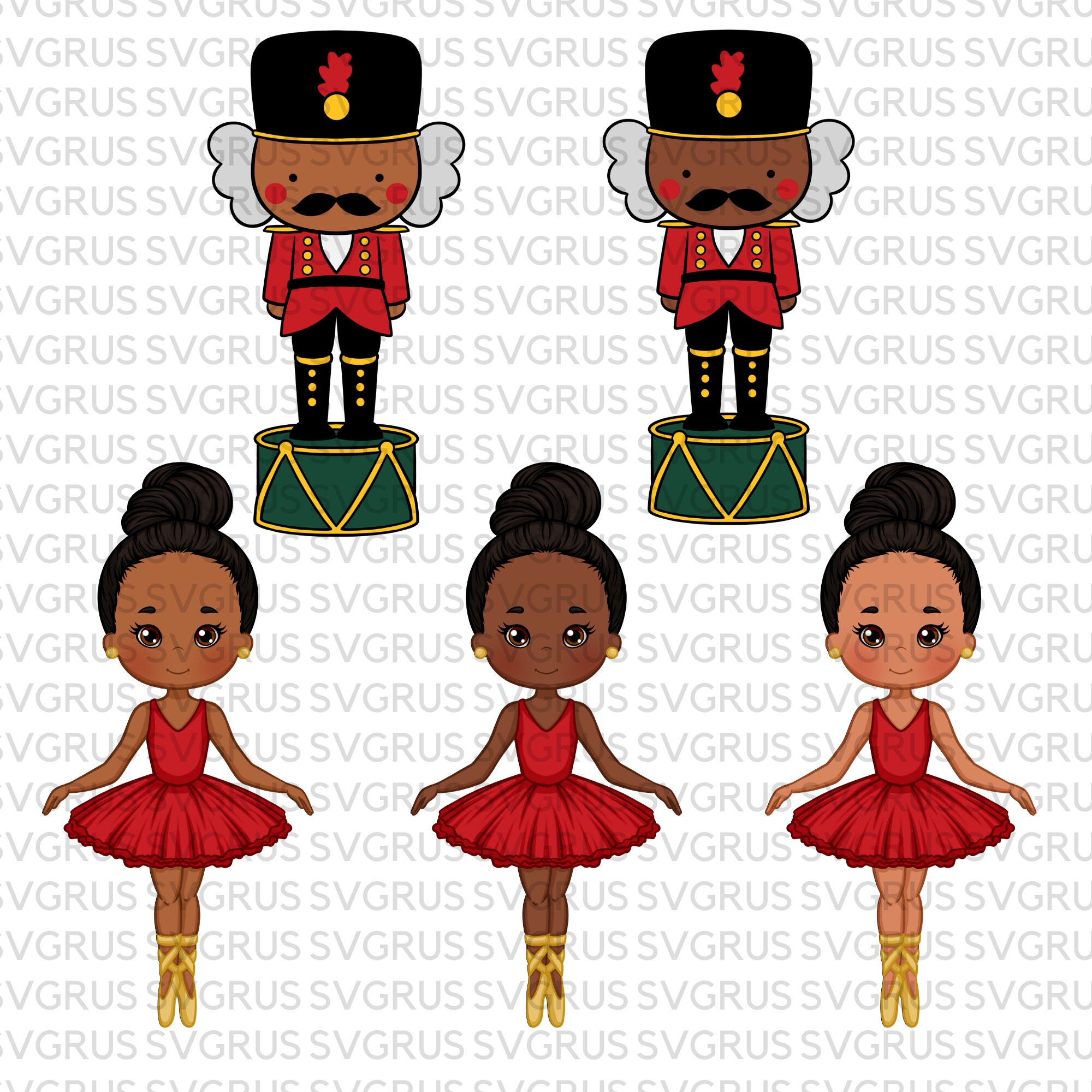 PNG ONLY, Christmas Nutcracker Clip Art, Ballet Clipart, Christmas ...