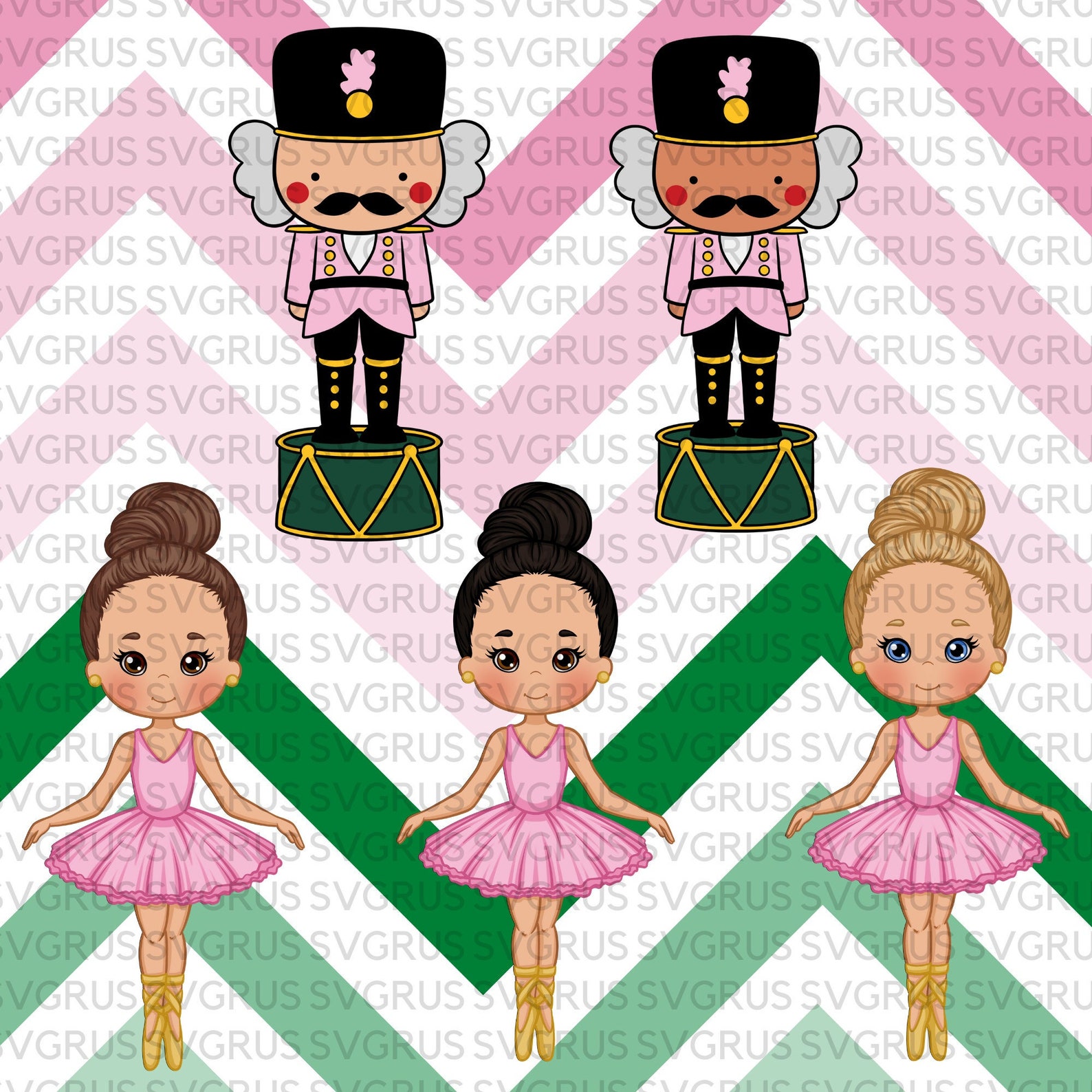 PNG ONLY Christmas Nutcracker Clip Art Ballet Clipart - Etsy