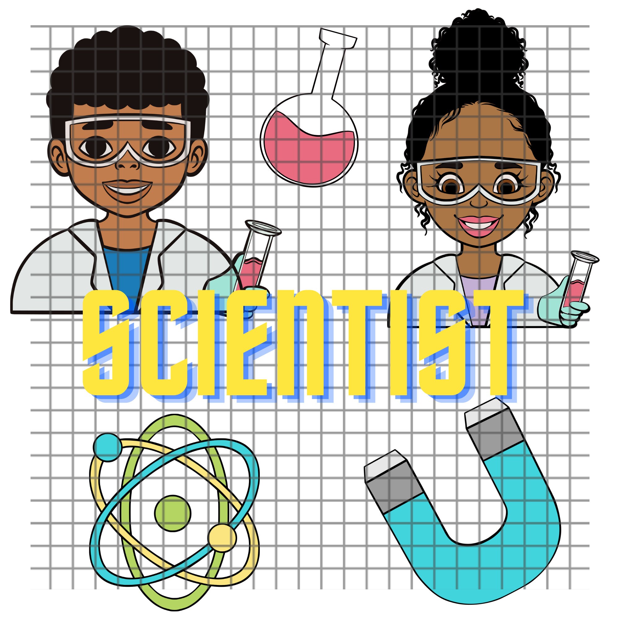 Back to School Svg, Girl Scientist, Boy Scientist, Back to School Svg ...