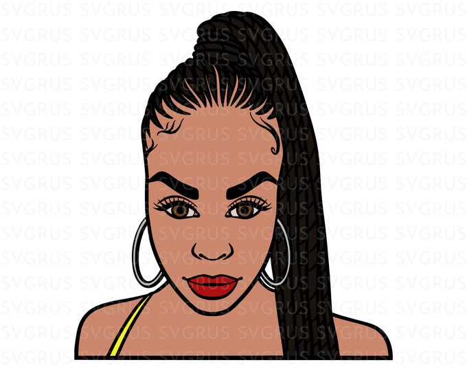 Sista Svg Files for Cricut, Sista Svg, Black Woman Clipart, Black Girl ...
