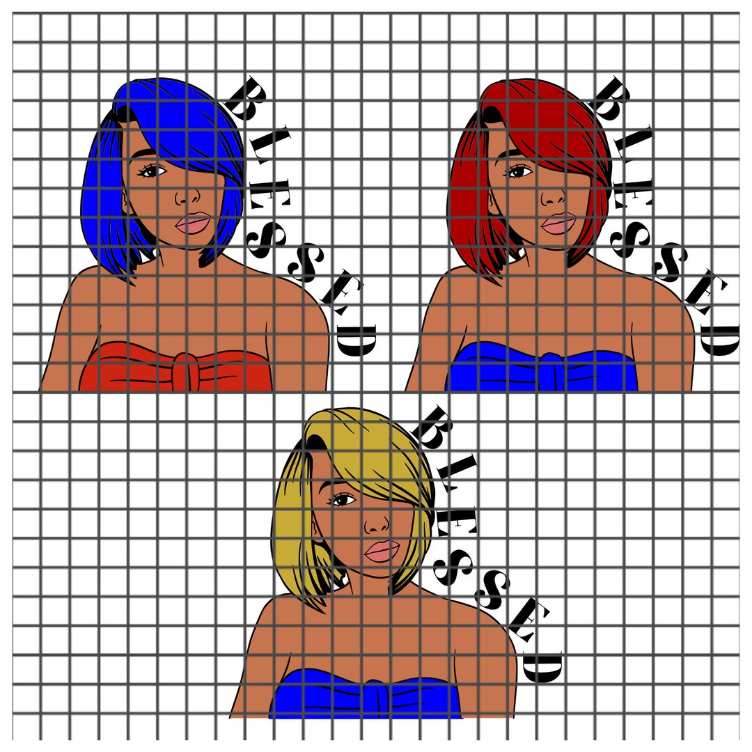 Blessed Woman Svg, Black Woman Svg, Black Women, Svg Files for Cricut ...