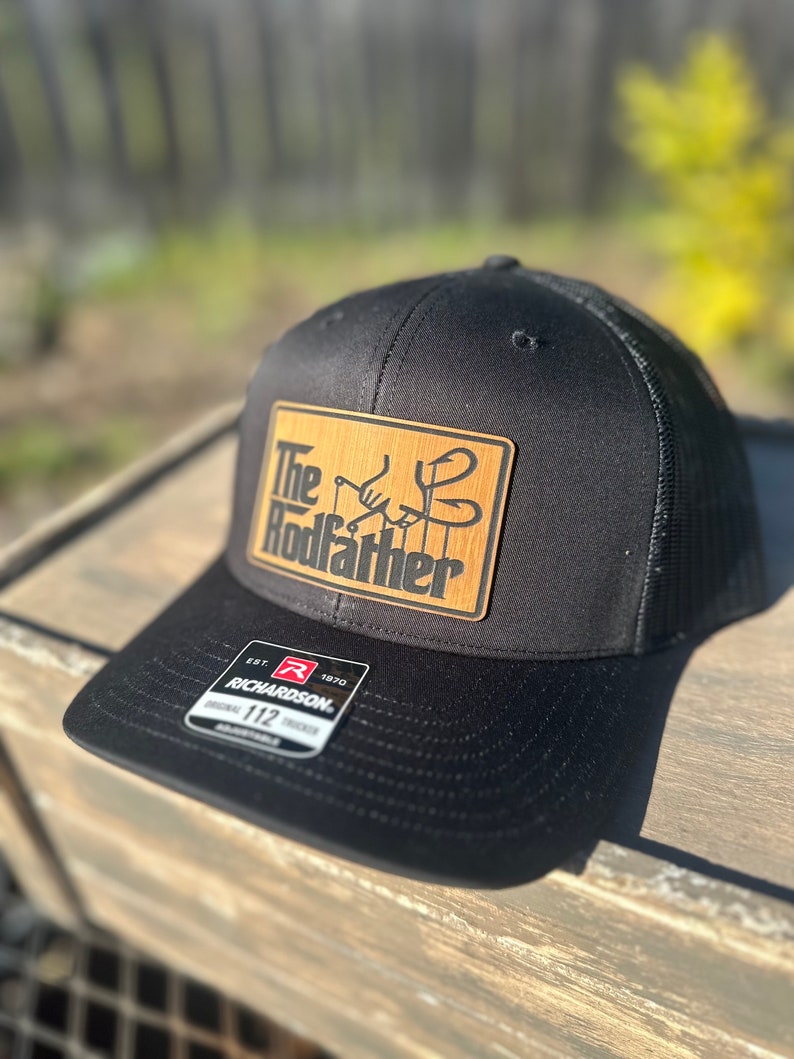 The Rod Father Richardson and YP Classic Leather Patch Hat Fishing ...