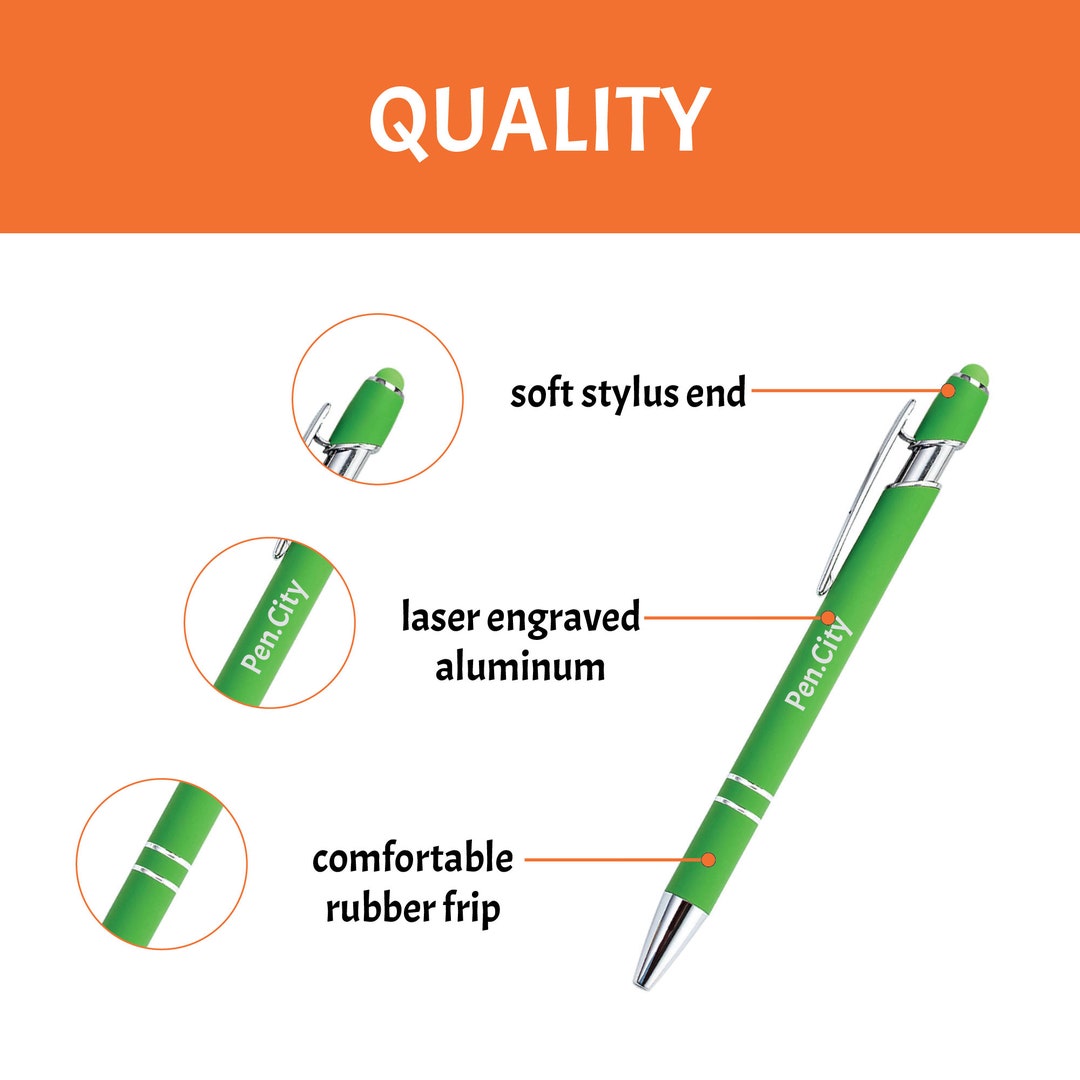 Custom Ballpoint Pens, Personalized Business Pens Bulk Custom Text ...