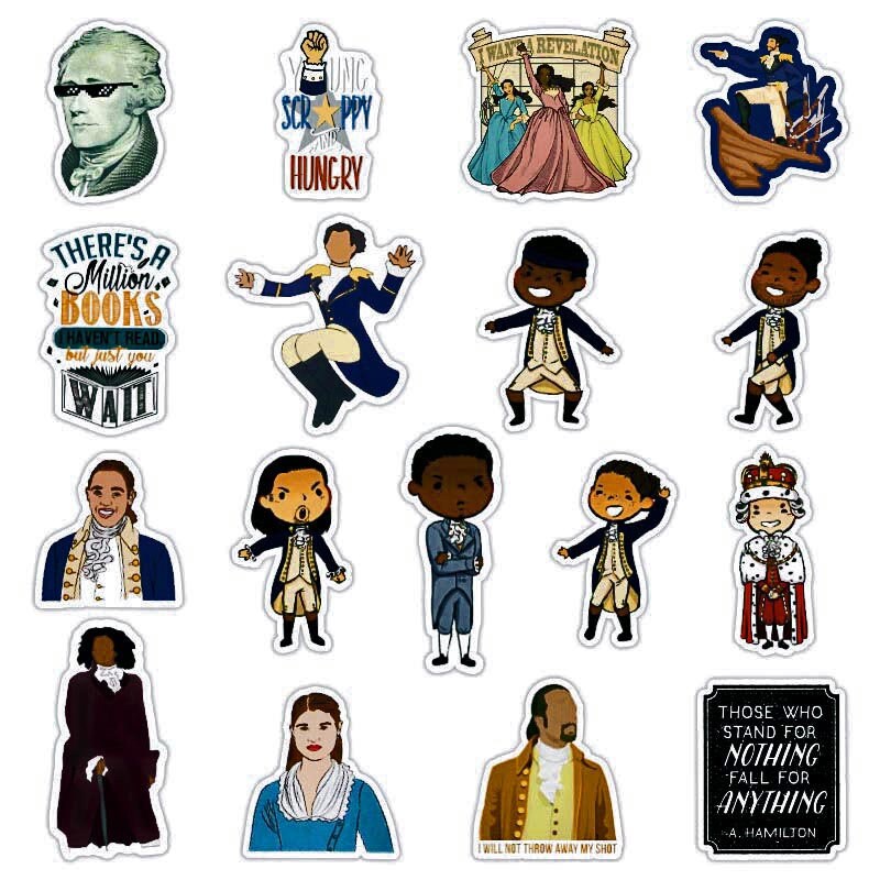 HAMILTON Stickers Set B Broadway Musical Choose Your | Etsy