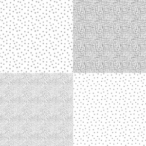 Black & White Doodles • 8 Hand Drawn Seamless Digital Papers ...