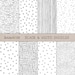 Black & White Doodles • 8 Hand Drawn Seamless Digital Papers ...