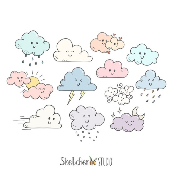 Happy Cloud Clipart