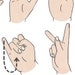 Sign Language Hands Clipart • 27 Hand Drawn Digital Images • Png ...