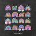 Rainbow Clipart • 16 Hand Drawn Digital Images • Png, Colourful ...