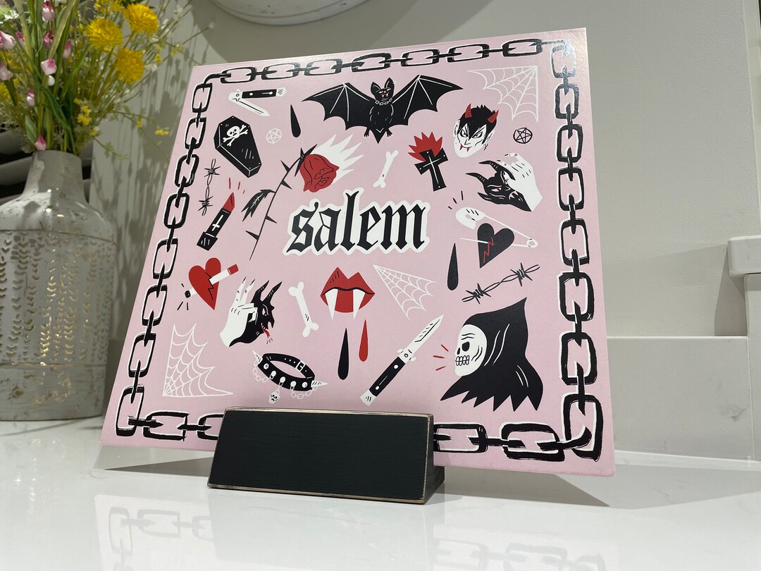 Vinyl Display Stand | LP Record Sleeve Holder - Black - Etsy