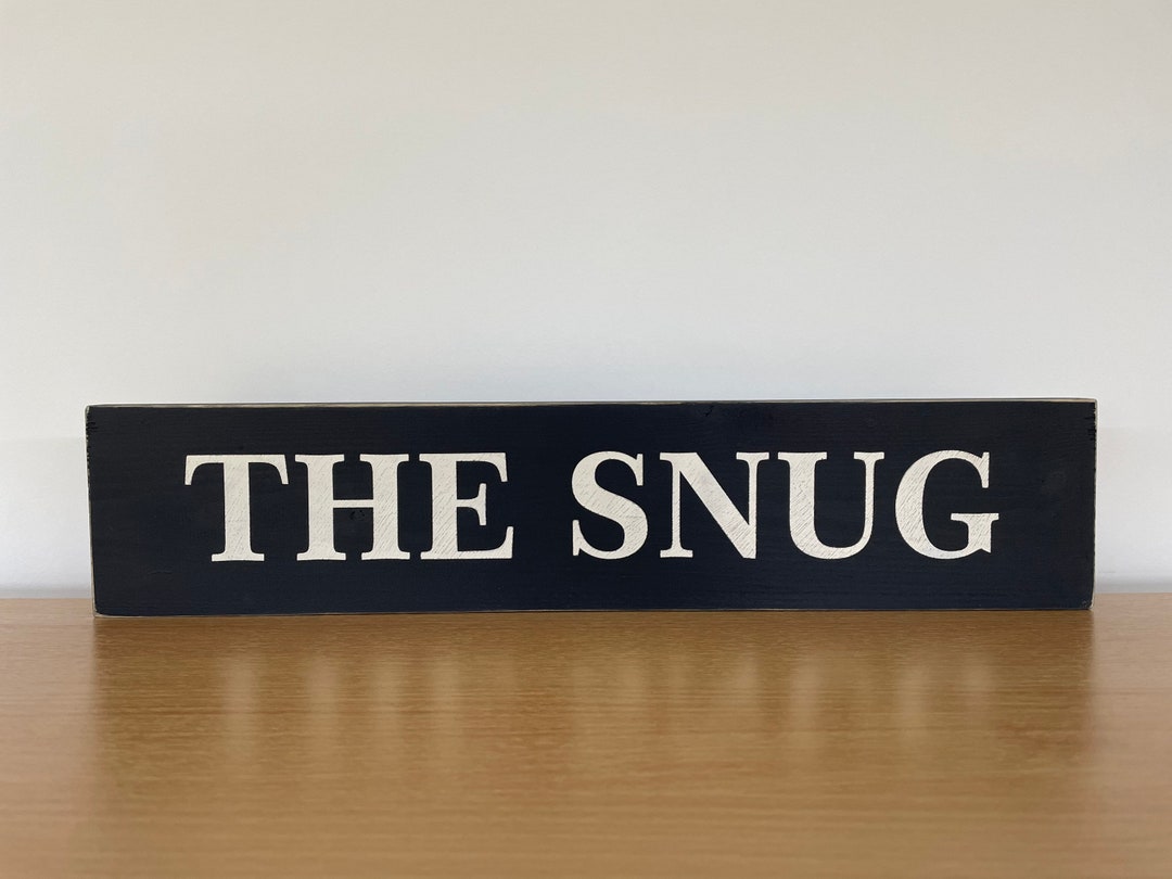 The Snug Vintage Style Wooden Sign for Home/lounge/bedroom - Etsy UK