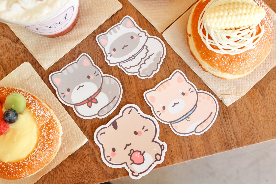 Cute Animal Friends Vinyl Sticker - Etsy