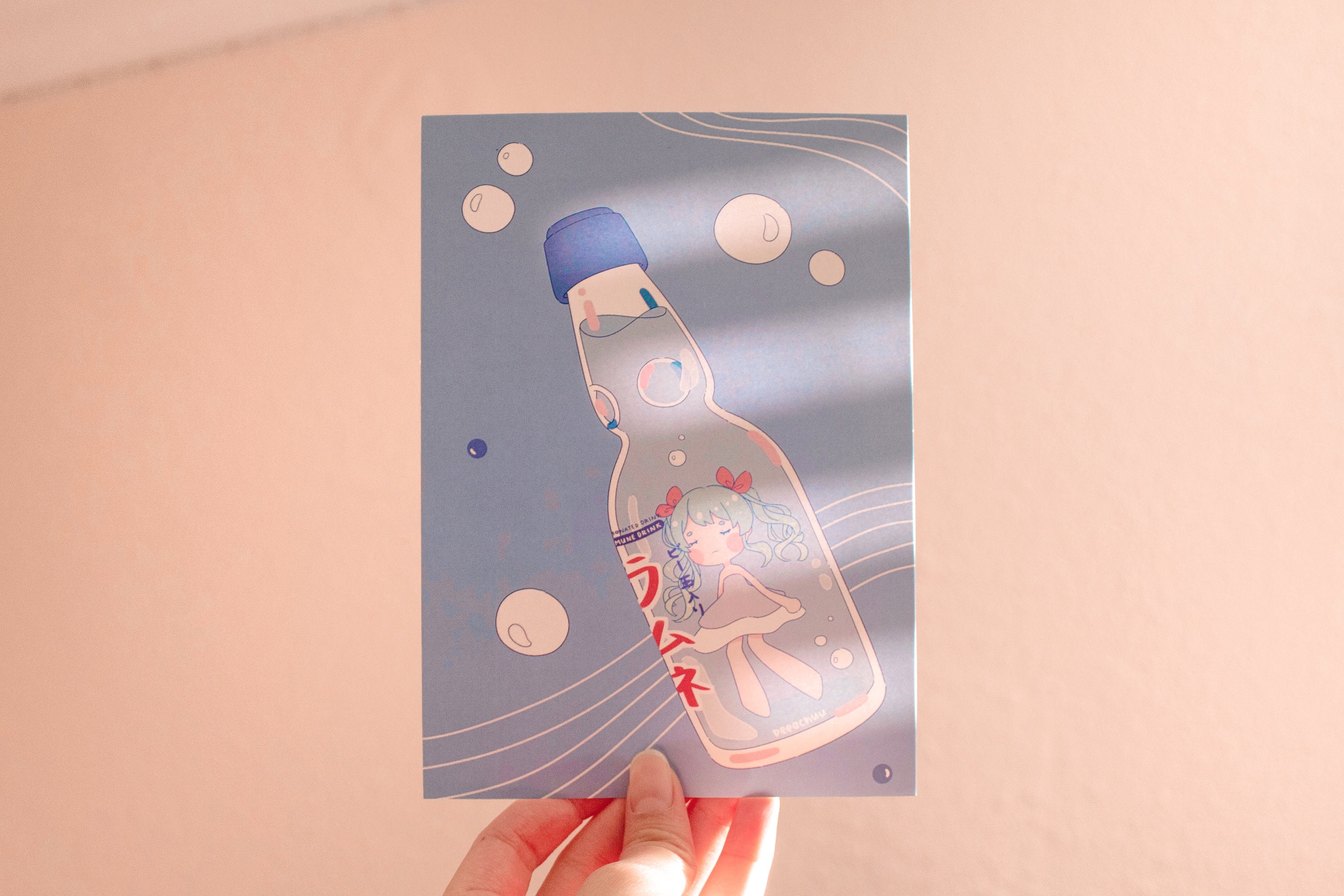 Ramune Girl Large Print - Etsy