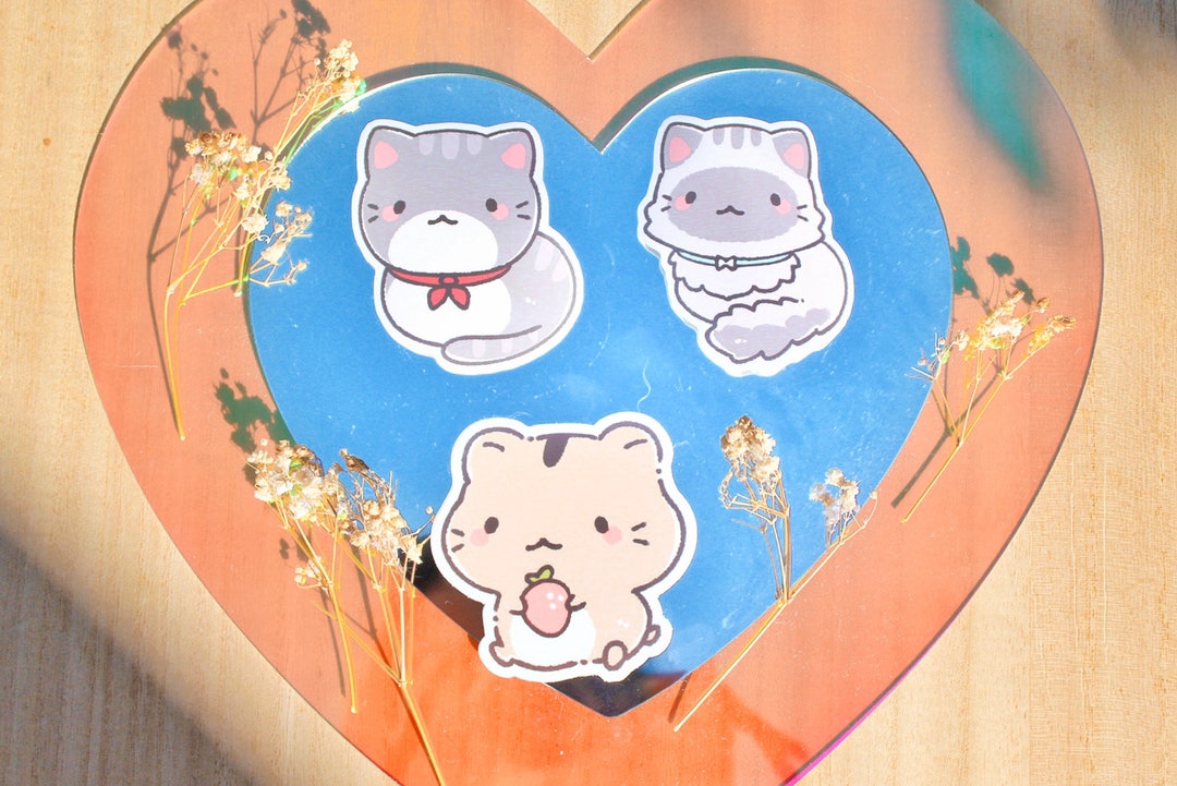 Cute Animal Friends Vinyl Sticker - Etsy