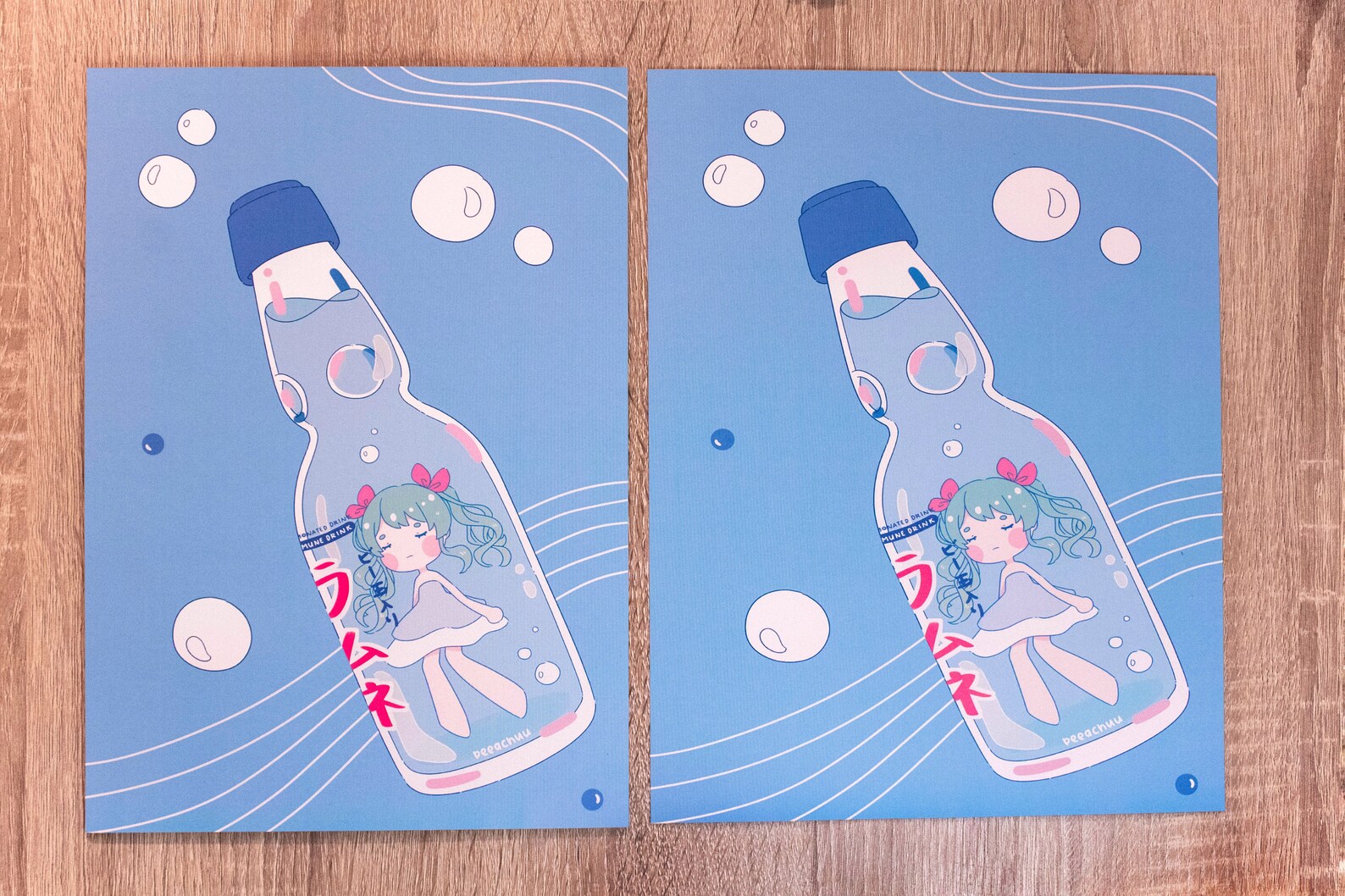 Ramune Girl Large Print - Etsy