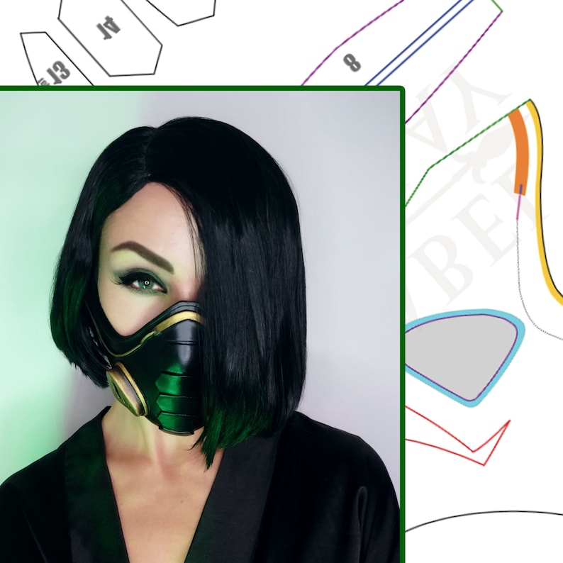 Viper Mask PDF Pattern Valorant - Etsy