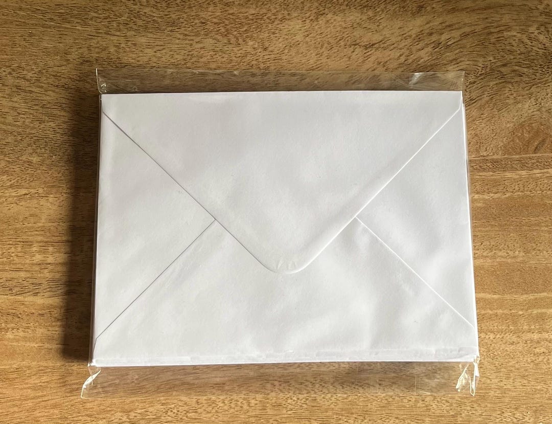 A6/C6 White Envelopes for 4x6 Invitations and Cards X25 - Etsy