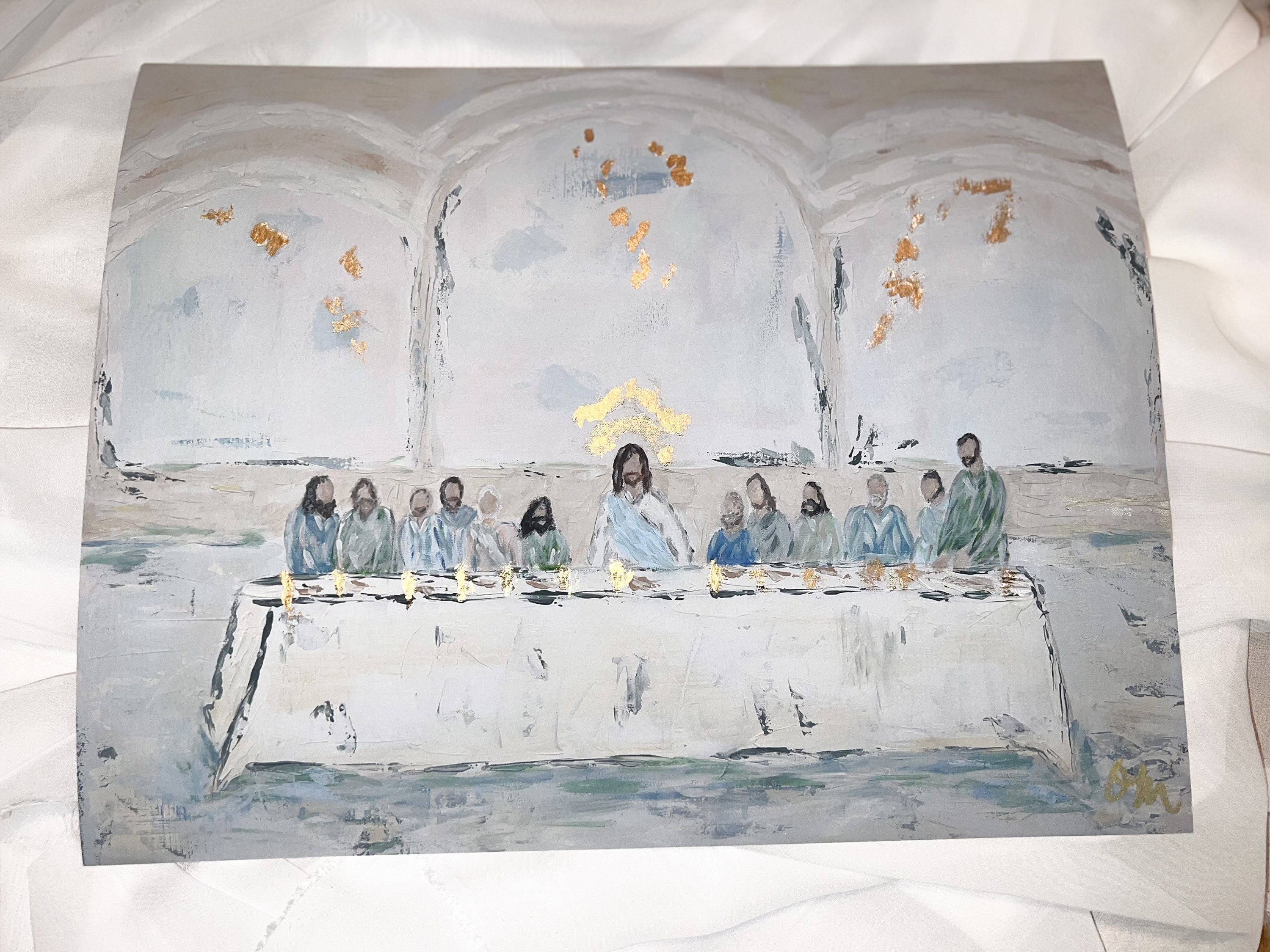 The Last Supper Art Print on Fine Textured Paper - Etsy