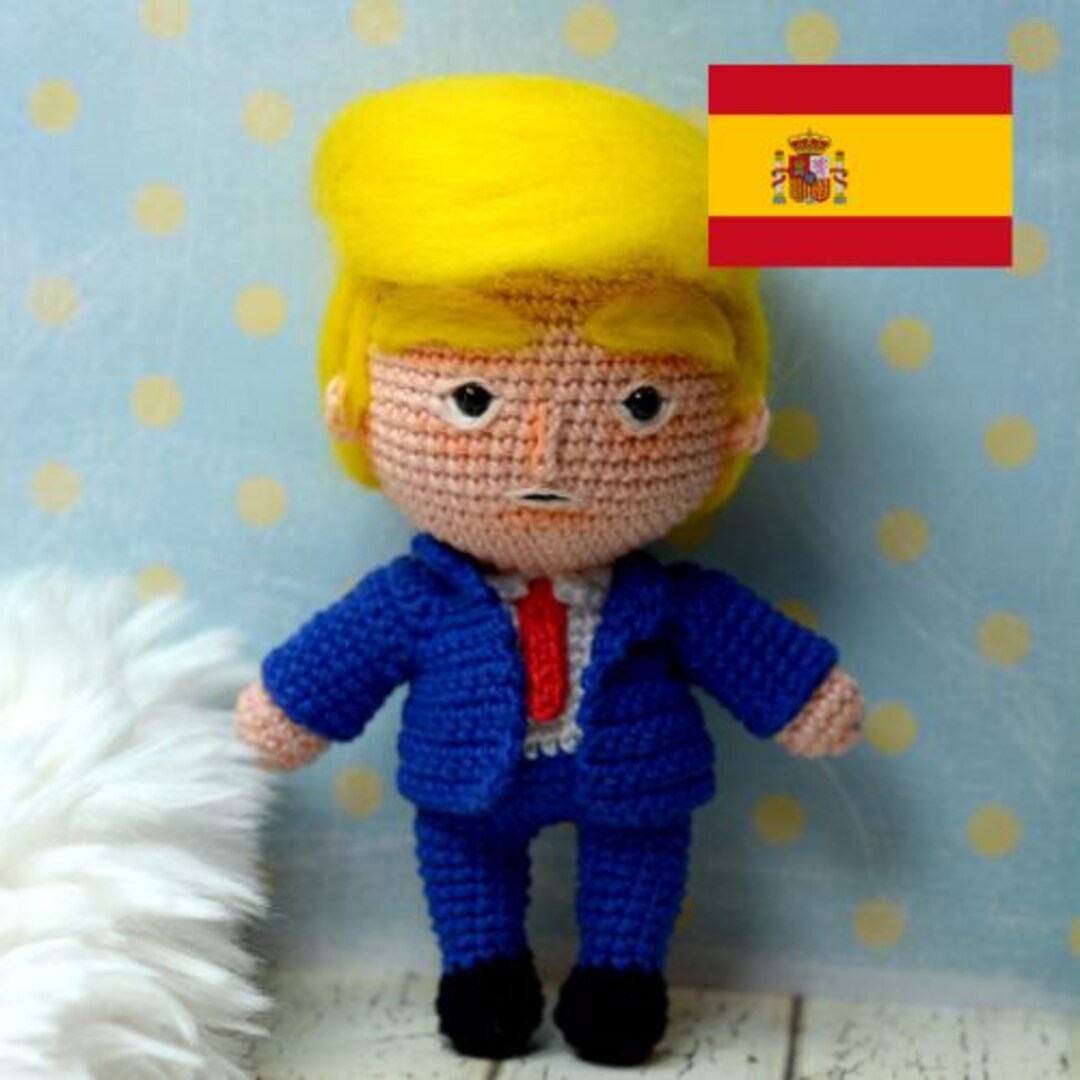 DONALD TRUMP AMIGURUMI English Language Crochet Pattern Pdf Pattern ...