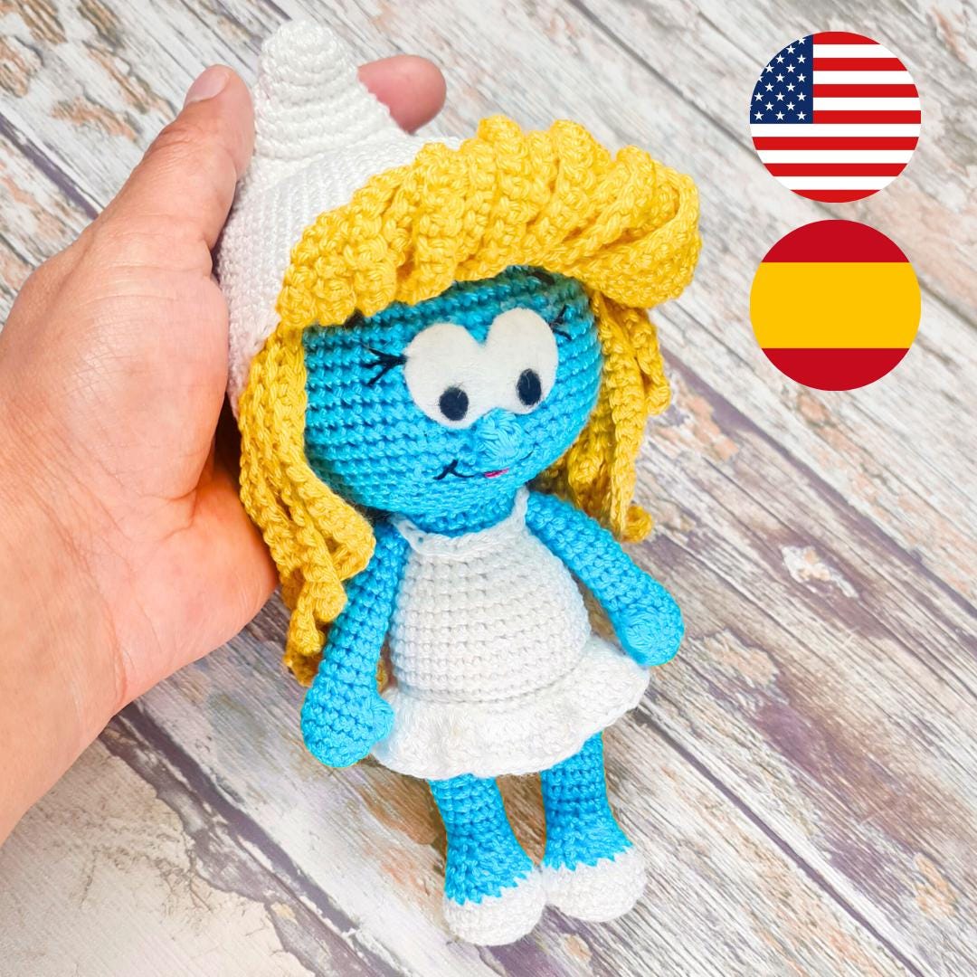Smurfette Amigurumi Crochet Pattern | PDF Pattern With Photos | English ...