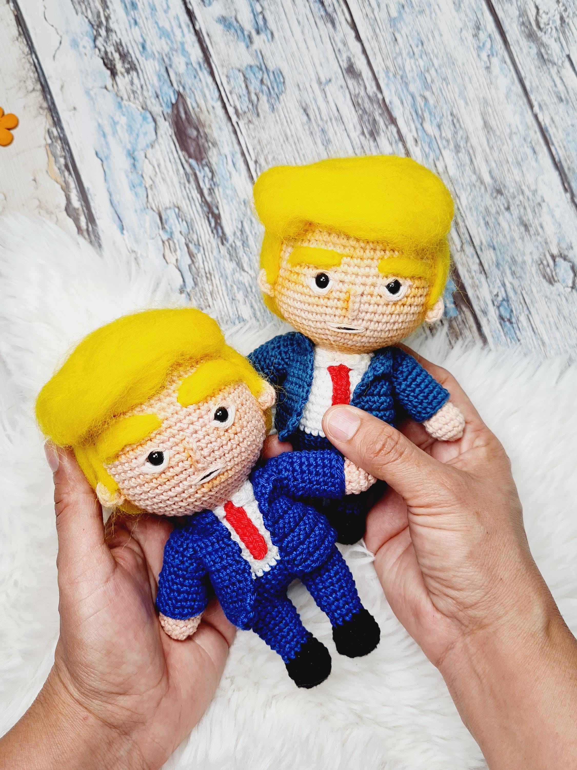 DONALD TRUMP AMIGURUMI | English Language | Crochet Pattern Pdf ...