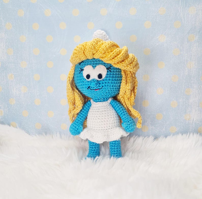 Smurfette Amigurumi Crochet Pattern | PDF Pattern With Photos | English ...