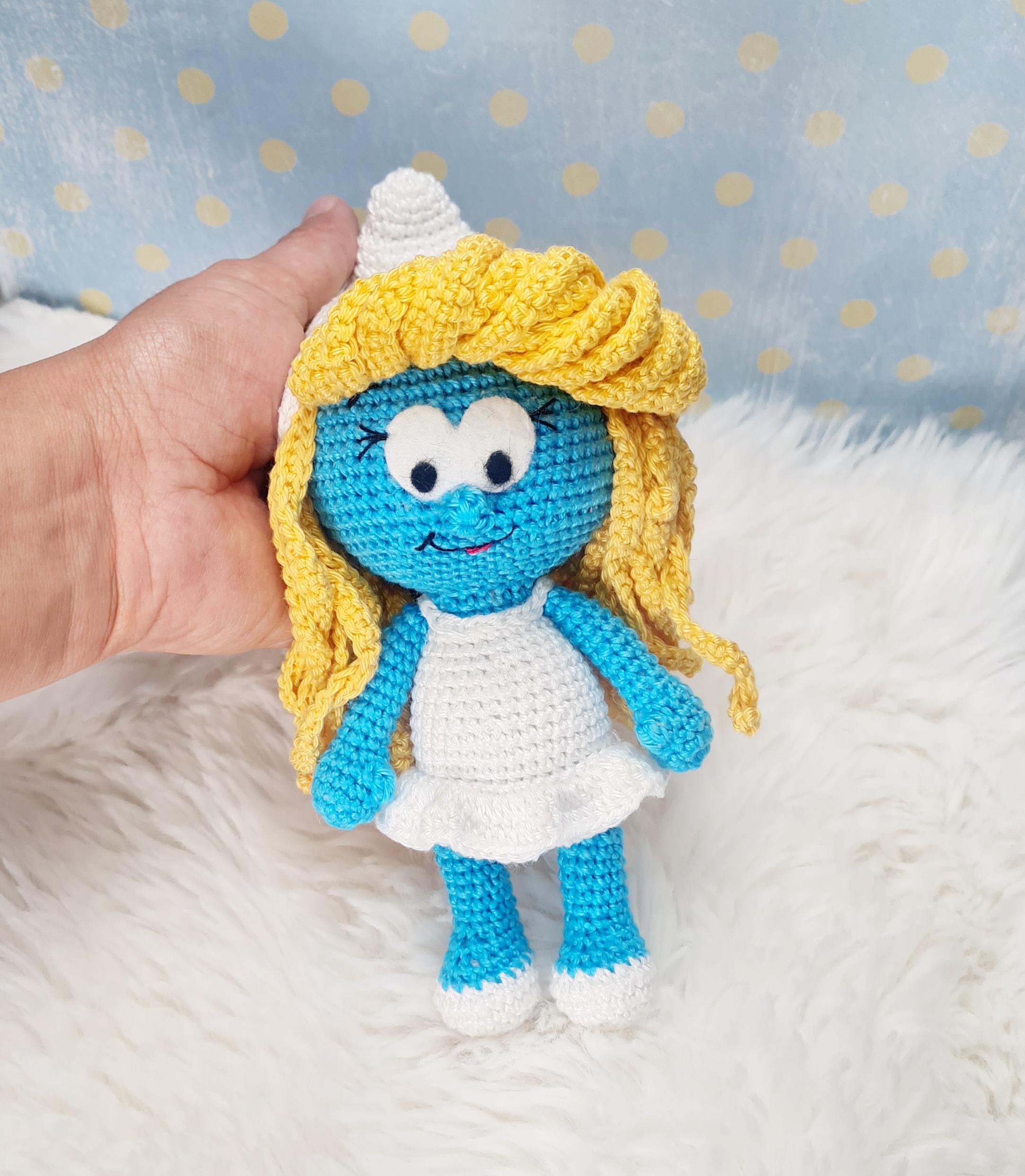 Smurfette Amigurumi Crochet Pattern | PDF Pattern With Photos | English ...