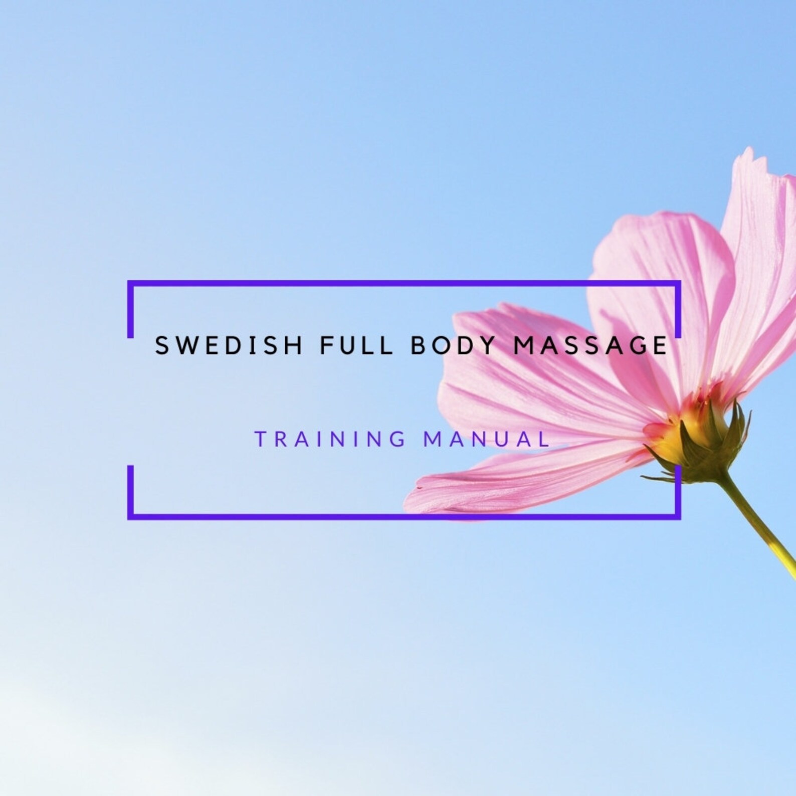 Swedish Full Body Massage Training Manual Etsy