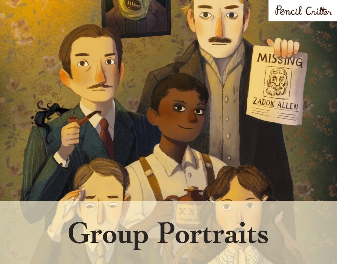 Custom Character Group Art Commission NOT AI / Dnd Party / RPG Portrait ...