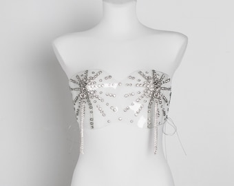 Clear Vinyl DEEP Bra | Etsy