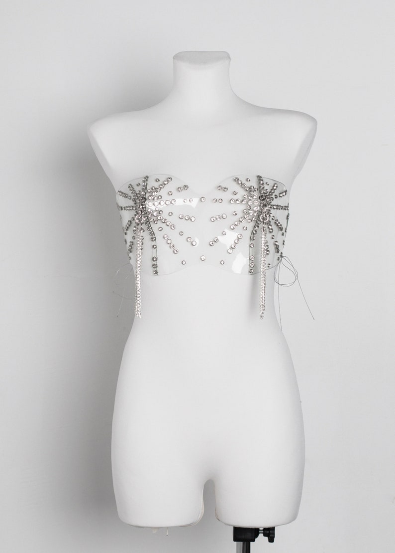 Clear Vinyl SPLASH Bra - Etsy