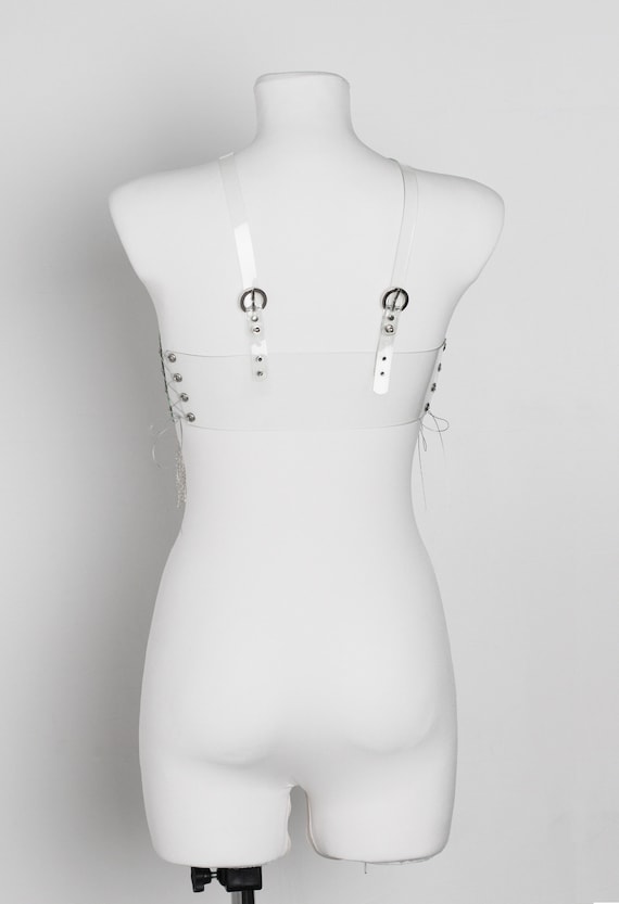 Clear Vinyl Bra