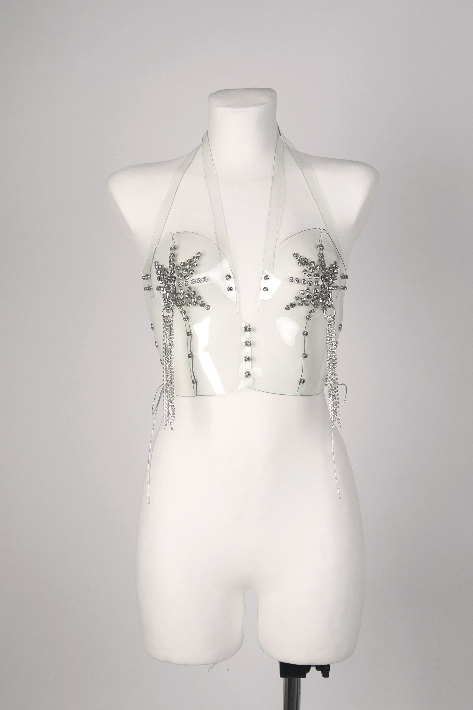 Clear Vinyl DEEP Bra | Etsy