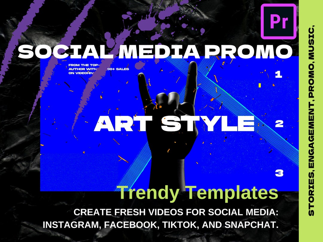 Social Media Promo for Premiere Pro 4K Elements / Apply in One Click ...
