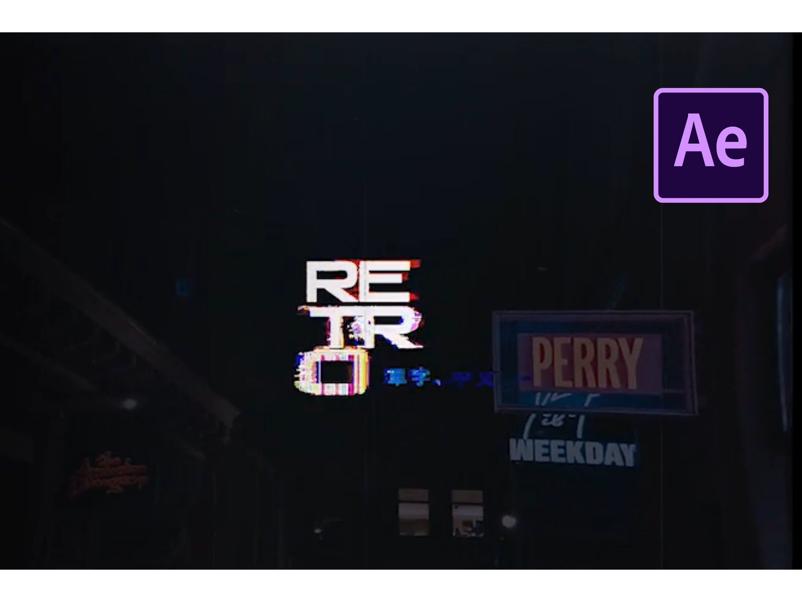 70 Glitch Title Animation Presets Pack | Glitch Text Maker for After ...