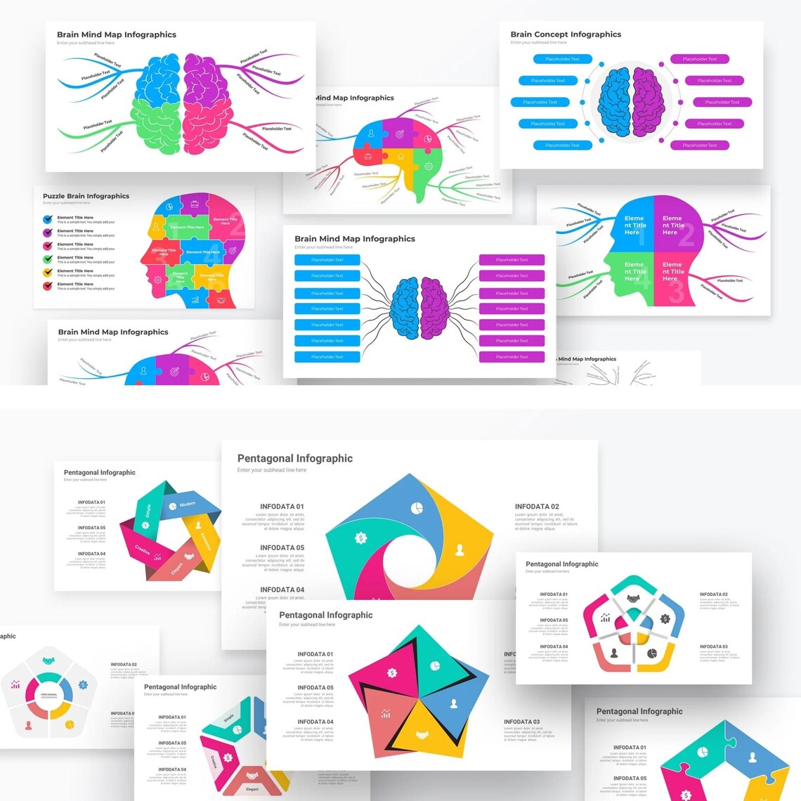 3000 Infographics Powerpoint Templates Presentations Fully Editable ...