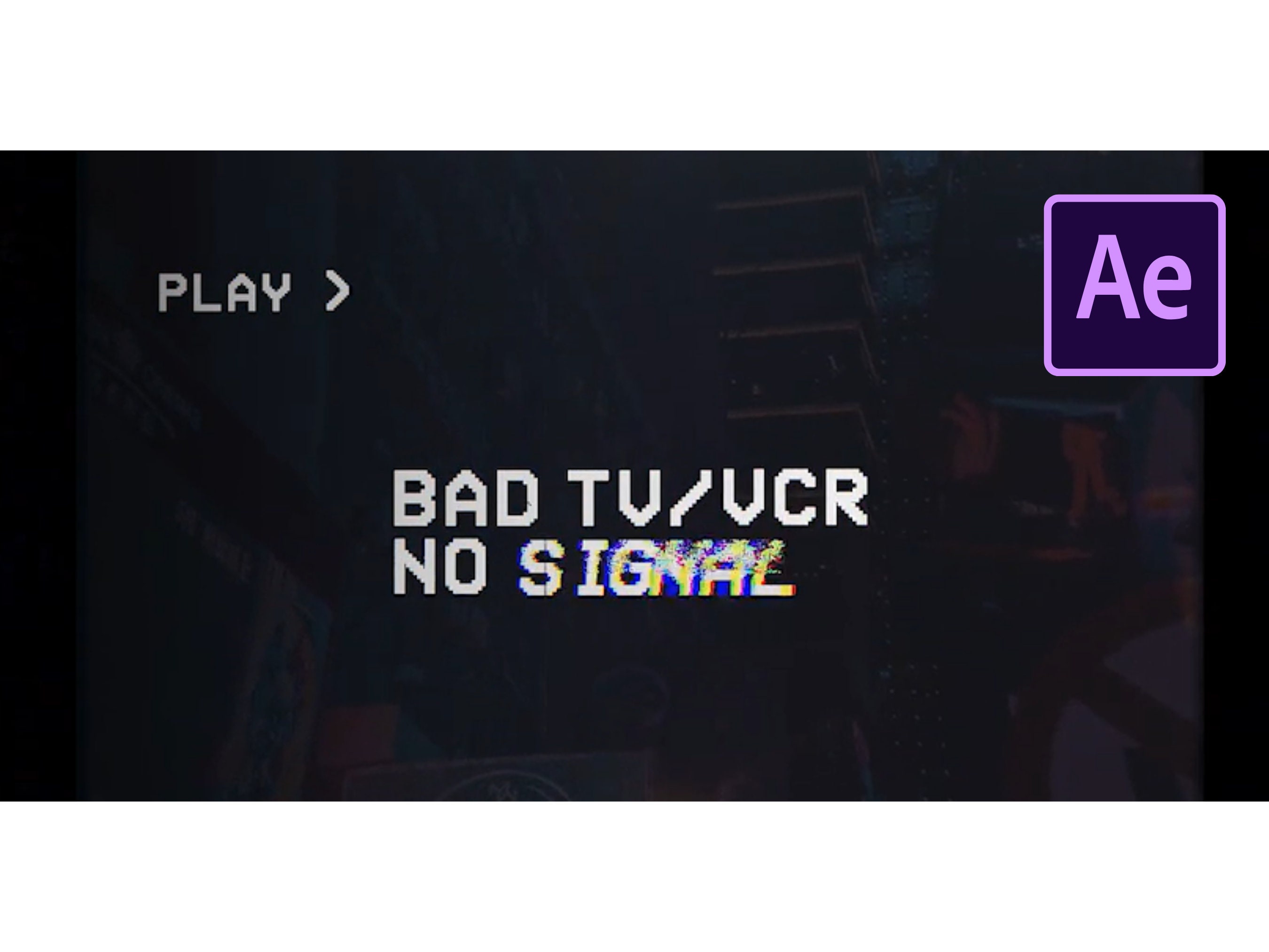 70 Glitch Title Animation Presets Pack | Glitch Text Maker for After ...