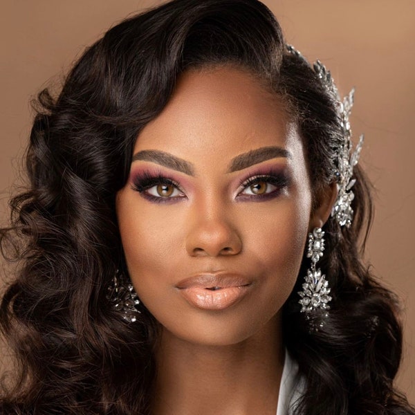 Crystal Hair Piece - Etsy