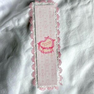 Sabrina Carpenter Inspired Lyric Bookmarks With Pink Blue Lace for ...