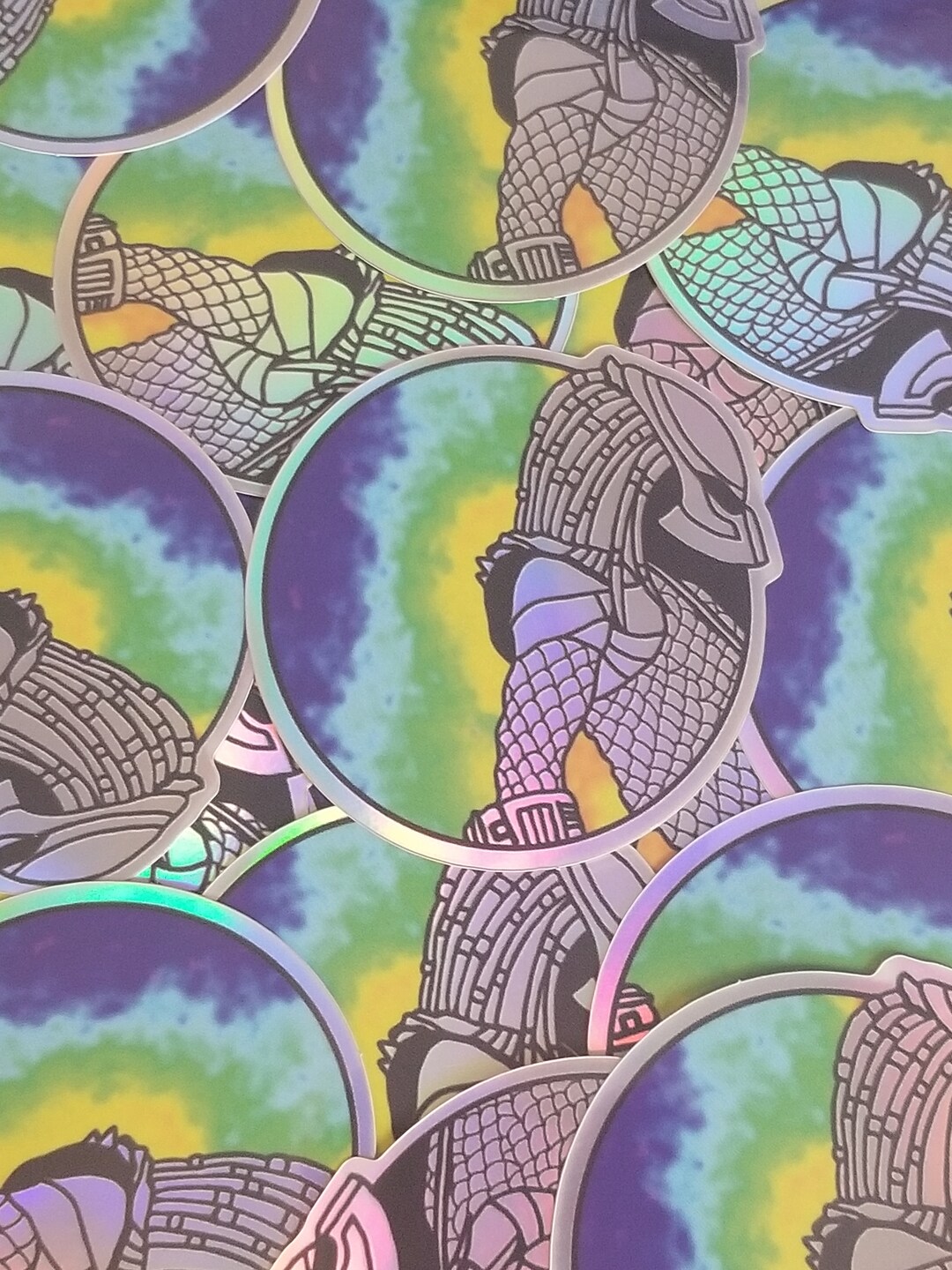 Holographic Predator Vinyl Sticker - Etsy