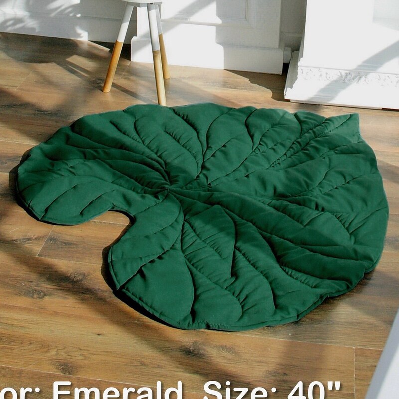 Leaf Rug - Etsy