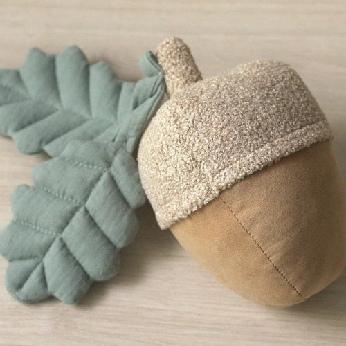 Acorn Pillow Woodland Nursery Decorative Pillow Pillow Fall - Etsy